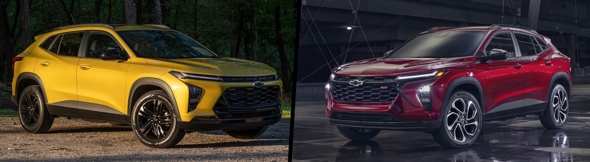 Compare 2025 vs 2024 Chevrolet Trax | Mentor OH