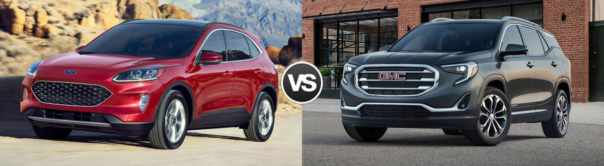 Compare 2020 Ford Escape vs 2020 GMC Terrain | Wellington, OH