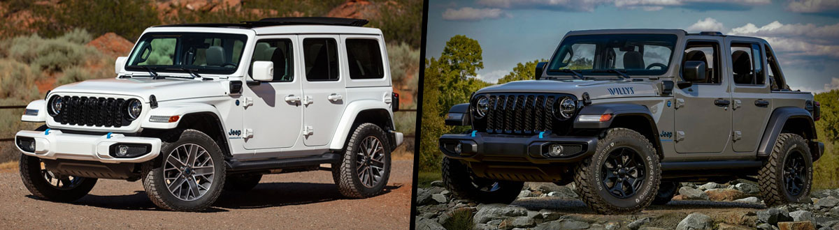 Compare 2024 Vs 2023 Jeep Wrangler 4xe Clyde Tx