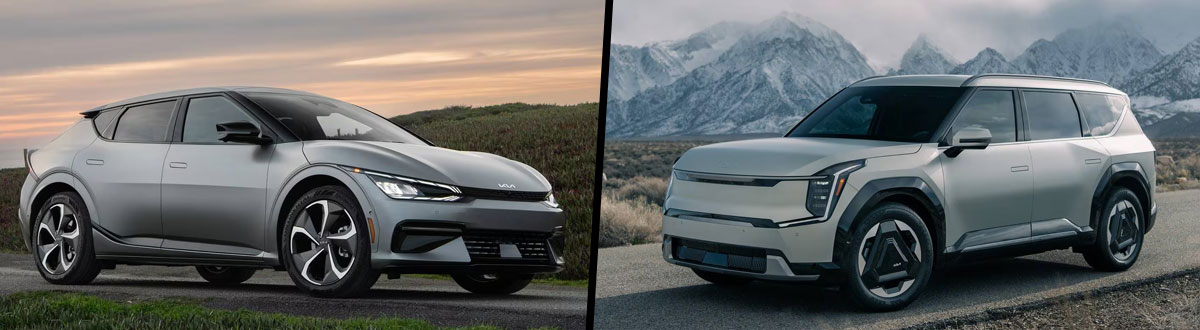 Compare 2024 Kia EV6 vs 2024 Kia EV9 | Highland IN