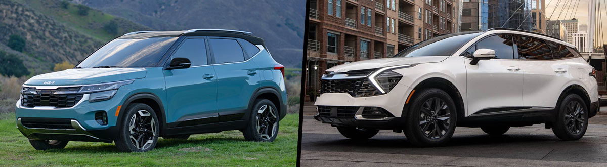 Compare 2024 Kia Seltos vs Sportage | Highland IN