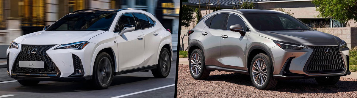 Compare 2024 Lexus UX Hybrid vs NX Hybrid | Chicago IL